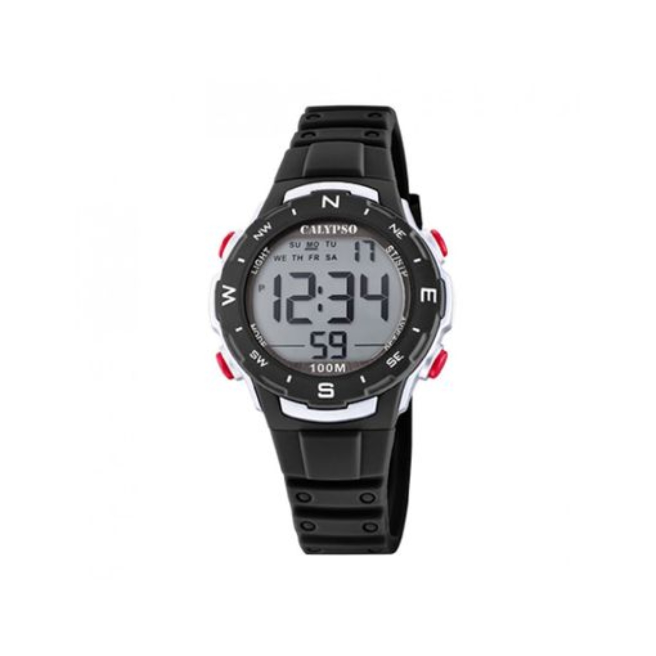 Reloj Digital Calypso, Correa Negra y Detalles Rojos » Joyería ... Reloj Digital Calypso, Correa Negra y Detalles Rojos » Joyería ...